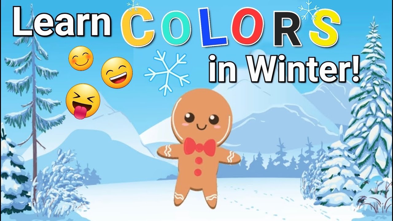 Learn colors in Winter| Video for Toddlers & Kids - YouTube