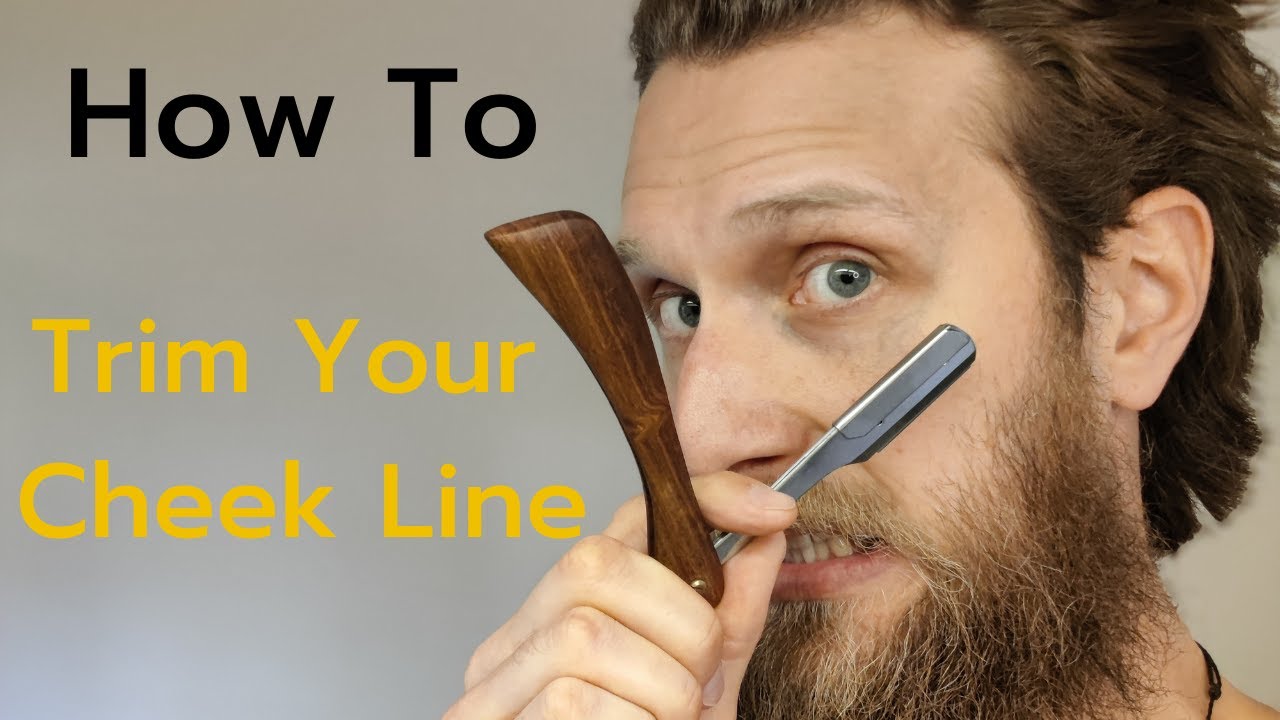 How to Trim Your Cheek Line | Beginners Guide - YouTube