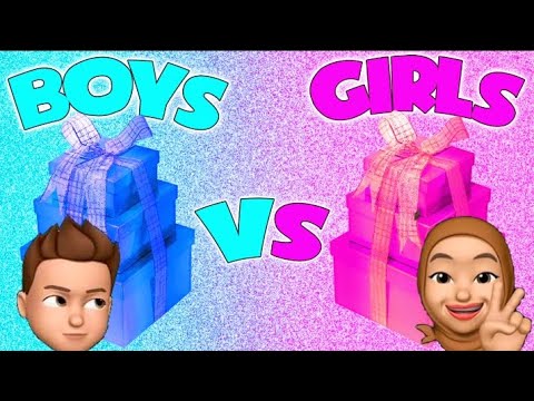 Choose your Gift 🎁.. Gifts boxes Challenge.. Boy vs Girl 🧒 👧 Edition ...