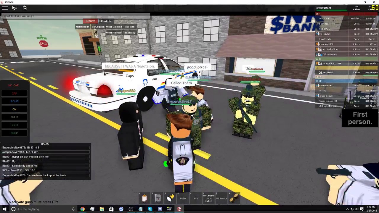 CAF patrol and RCMP - YouTube