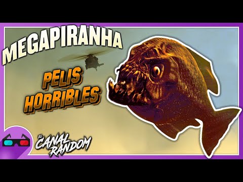 Películas HORRIBLES: MEGAPIRAÑA 🐟🐟🐟 MEGAPIRANHA | RESUMEN