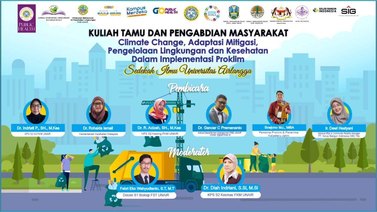 Climate change, adaptasi mitigasi, pengelolaan lingkungan dan kesehatan ...