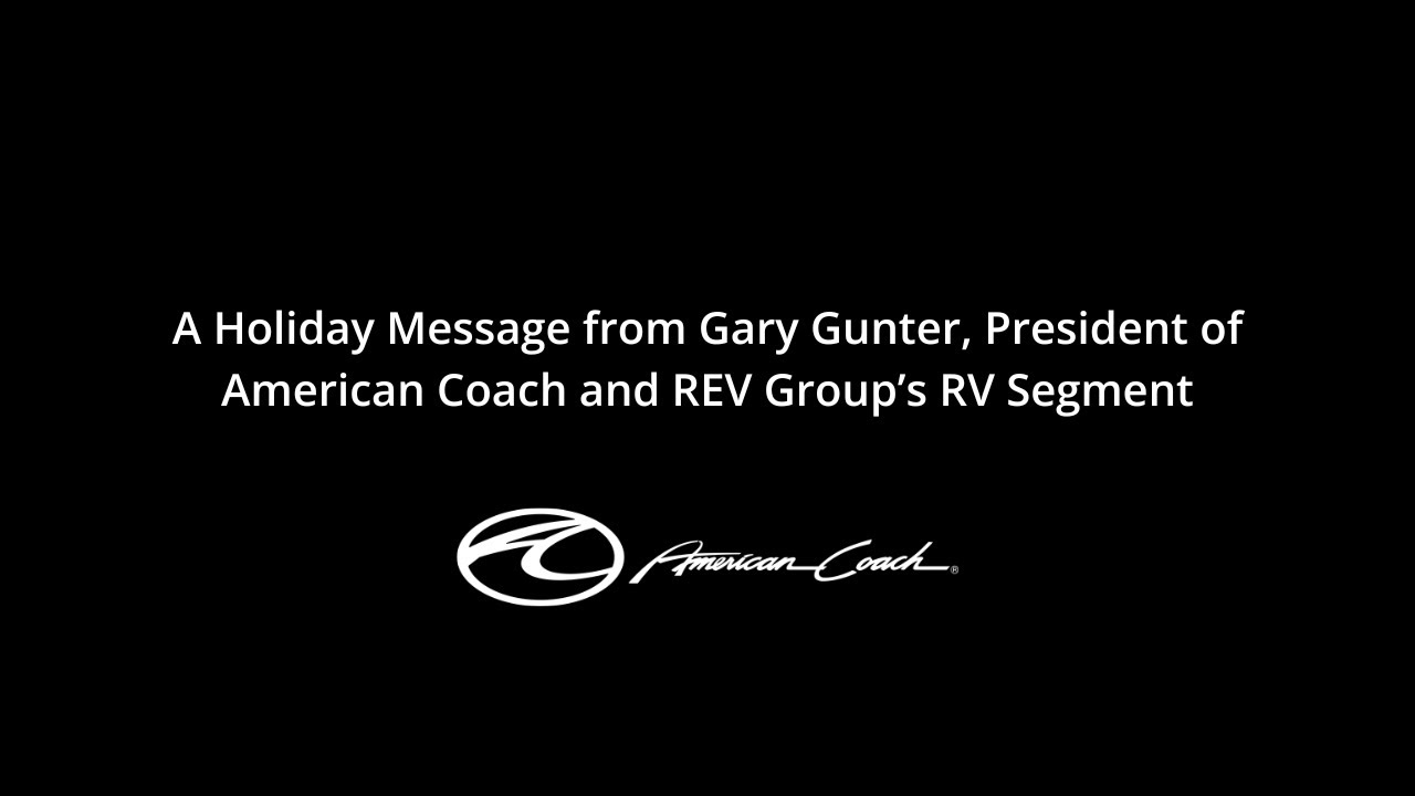 Gary Gunter, President of #AmericanCoach | Holiday Message, Year in ...