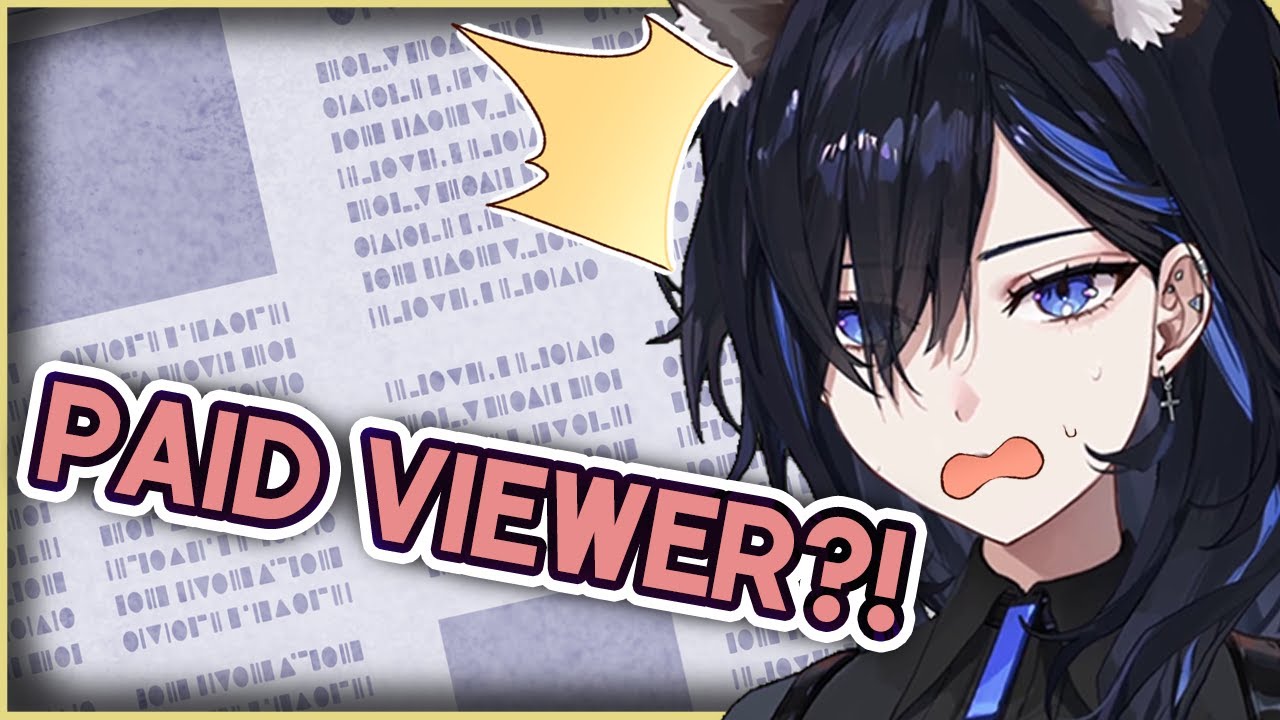 Yuu is paying viewer to stay with.....WHAT?! [EN/JP Sub] 【絢世ユウ | 切り抜き ...