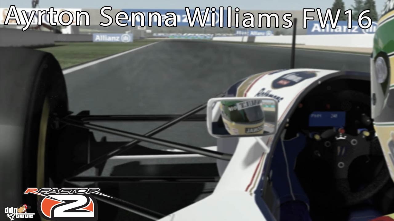 rFactor2 Ayrton Senna Williams FW16 1994 Real Onboard Cam at Magny ...