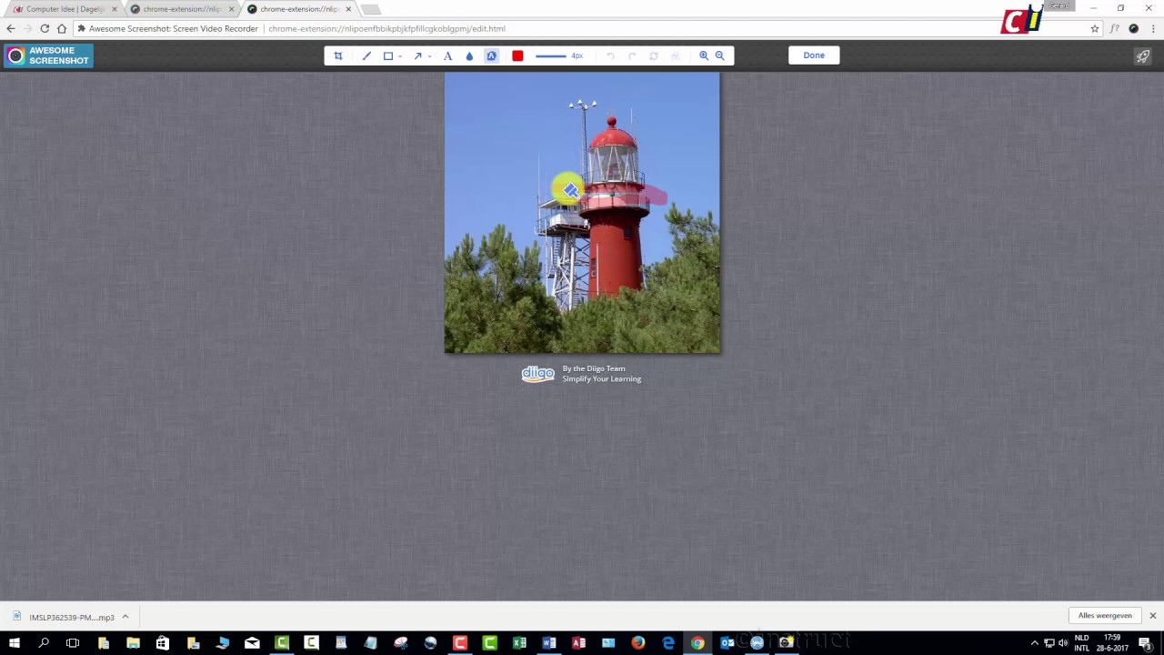 Schermafbeeldingen maken met Awesome Screenshot - YouTube