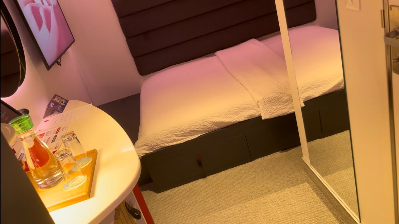 Virgin Voyages Scarlet Lady-room tour 8238m solo insider - YouTube