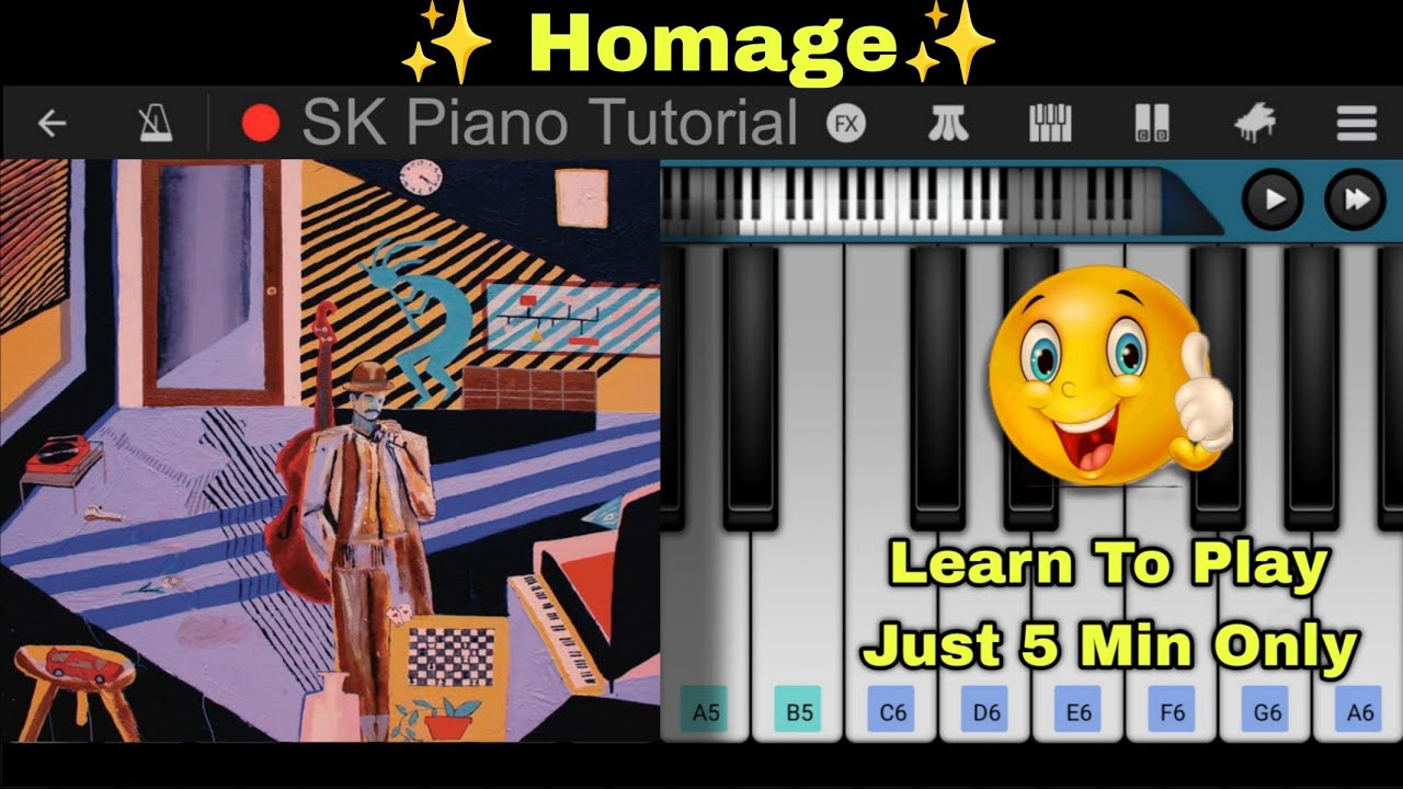 Homage (from Mild High Club) - Piano Tutorial - YouTube