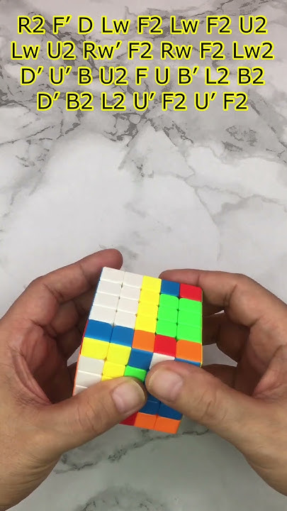 Easy to solve 5x5 edge parity Part 8 #shorts #youtubeshorts #rubikscube ...