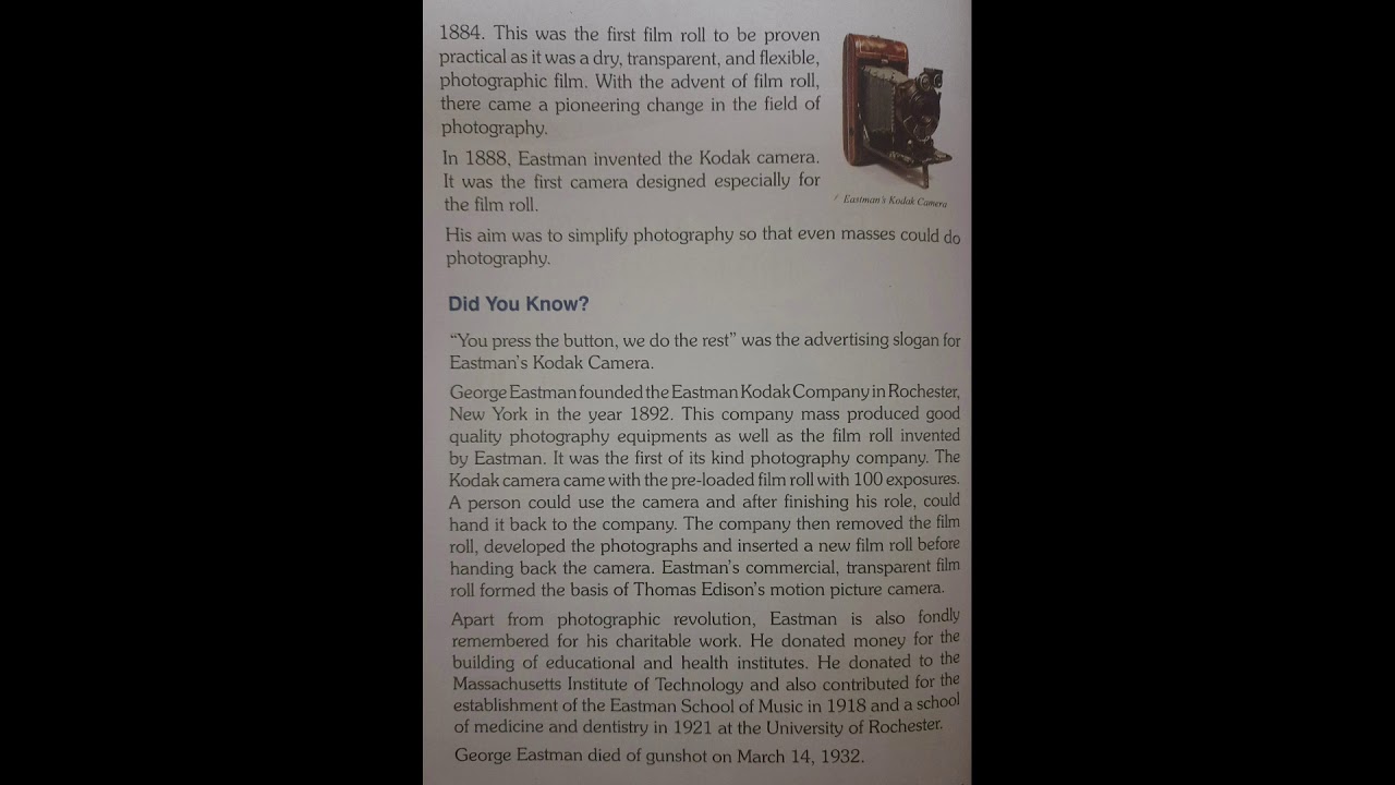 George Eastman ( His life and his inventions ) - YouTube