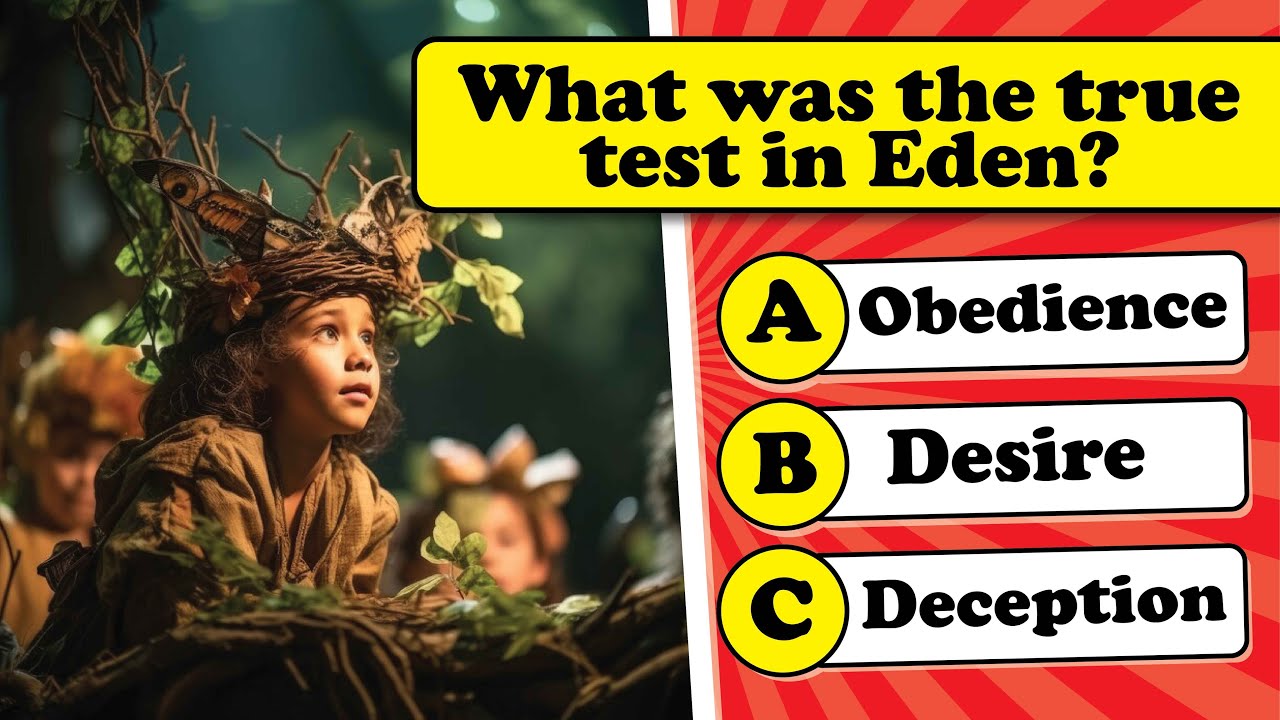 The Fall of Man Bible Quiz with answers! 🍎🌿 Test Your Knowledge of Adam ...