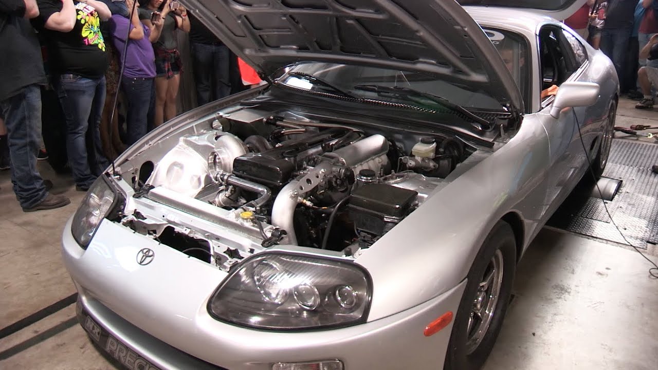 Jessica Barton's 1300hp Supra - TX2K14 Dyno Day - YouTube