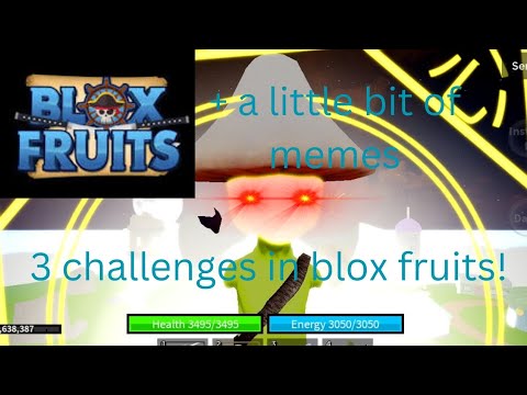 Completing 3 challenges in blox fruits! (10:03-10:19 in video is muted due to copyright.)