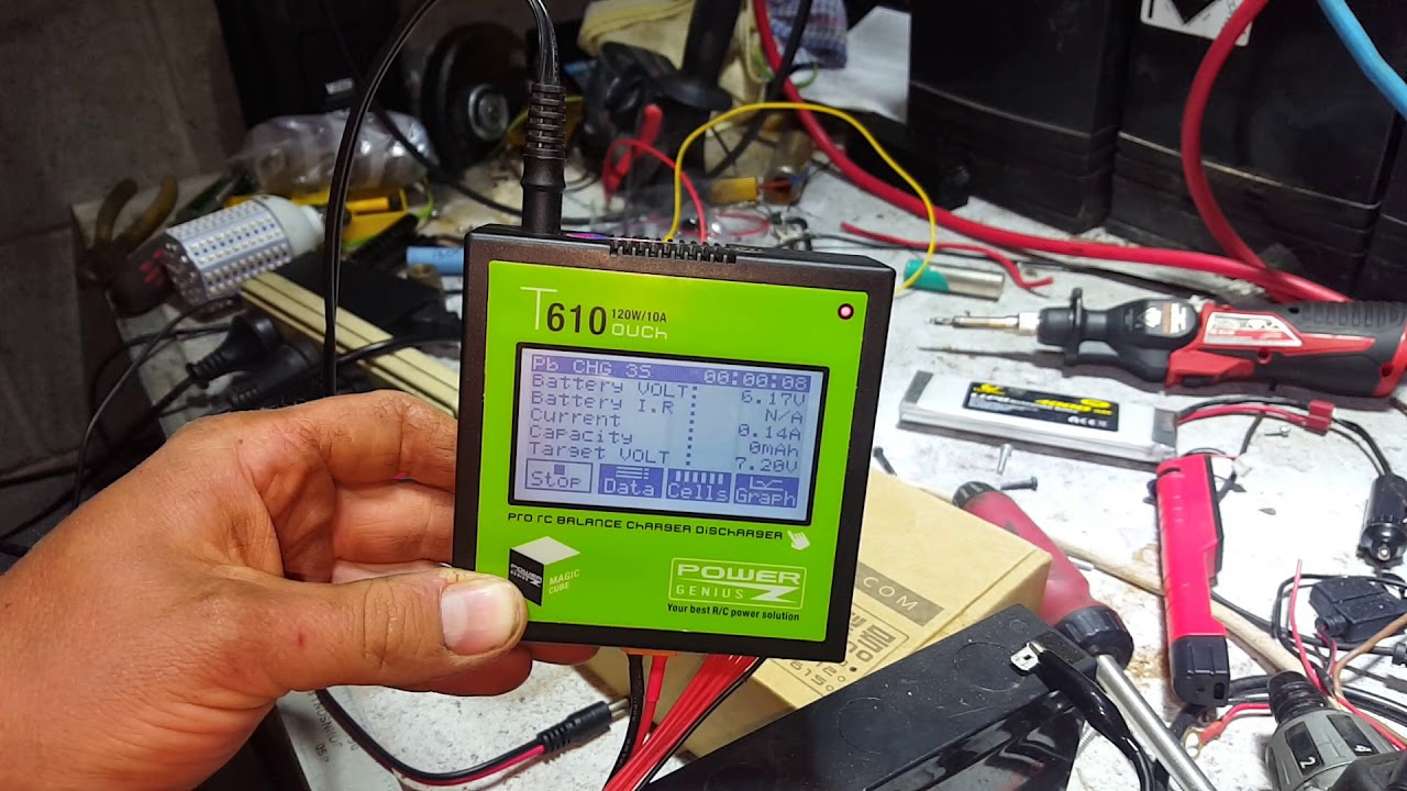 Power Genius PG T610 120W 10A Lipo Battery Balance Charger Touch Screen ...
