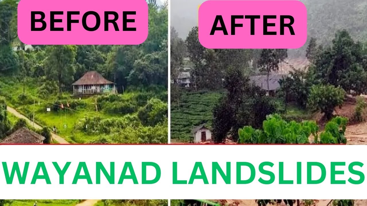 Watch Unseen Video Of Wayanad's Landslide, Before And After All You ...