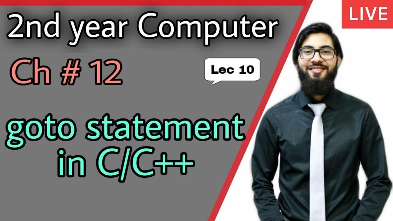 Goto Statement In Cc In Hindiurdu Youtube