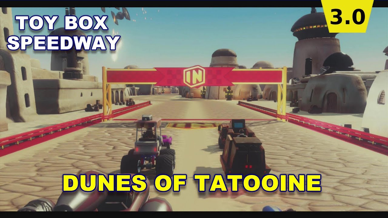 Toy Box Speedway Dunes of Tatooine Gameplay Disney Infinity 3.0 - YouTube