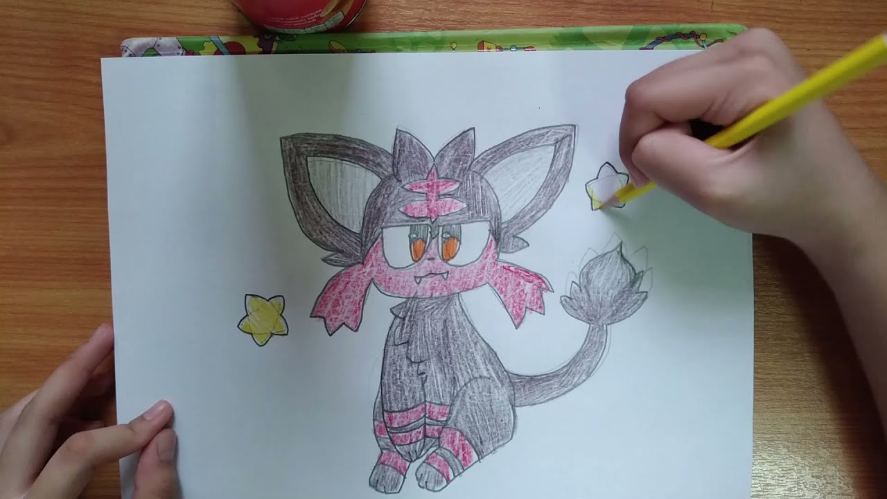 How to draw litten - YouTube
