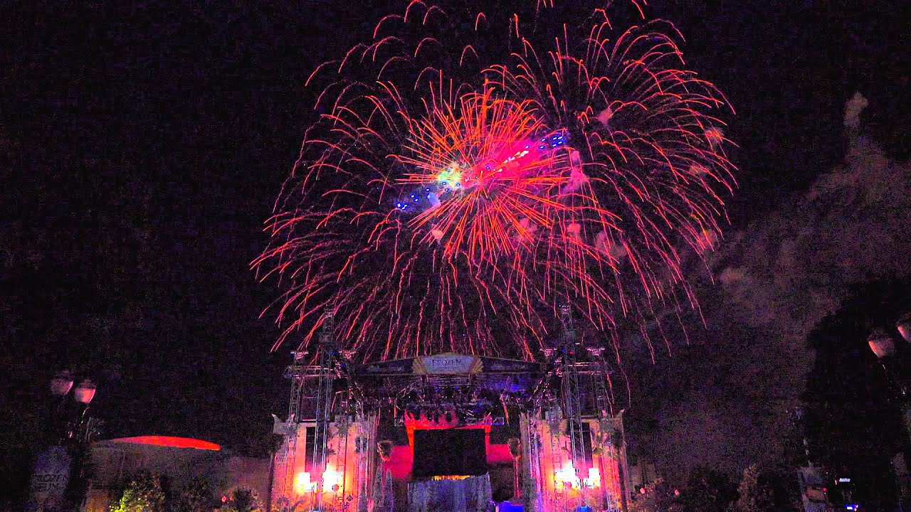 Frozen Fireworks 2015 - YouTube