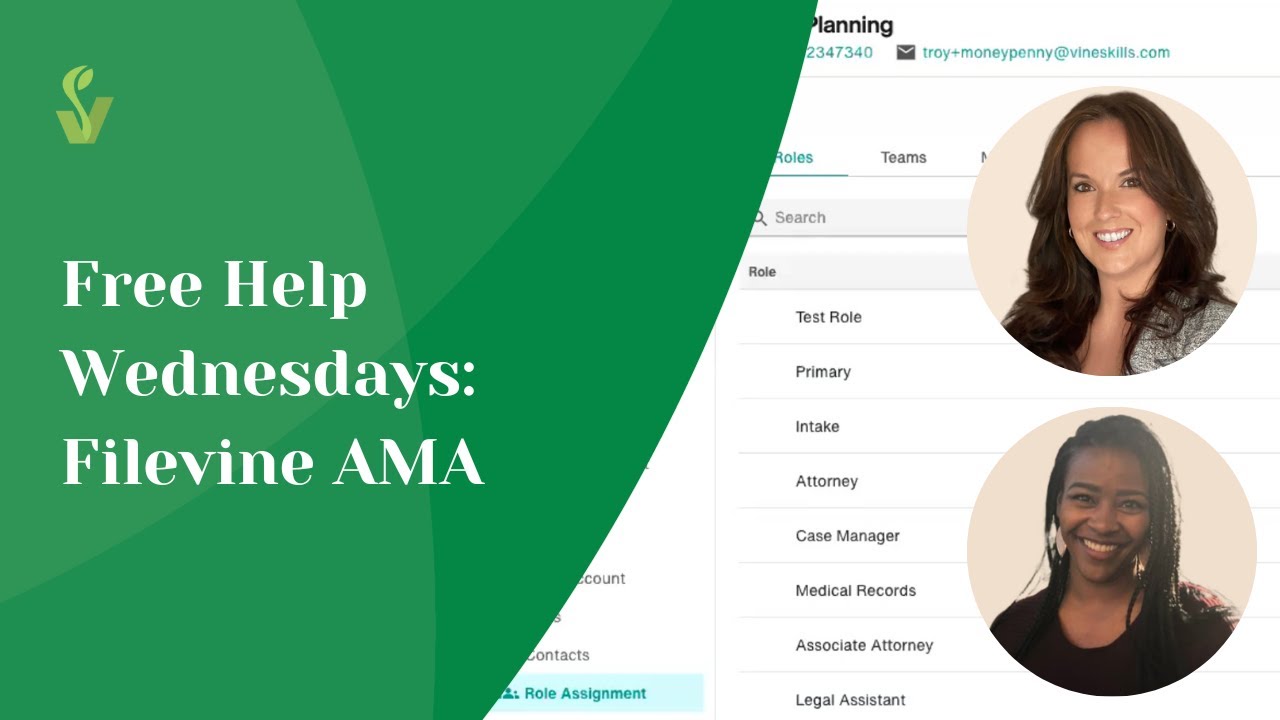 Free Help Wednesdays: Filevine AMA - YouTube