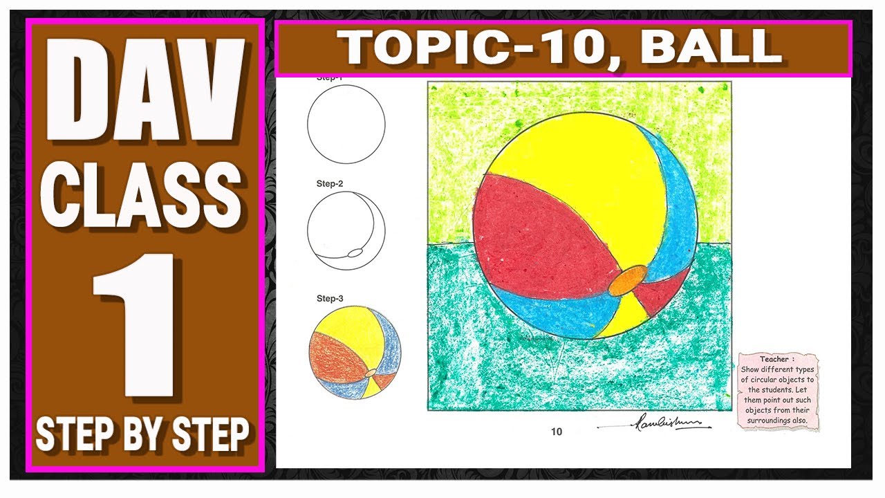 DAV CLASS 1 | LESSON 10 | STEP BY STEP | dav | D.A.V. | dav school ...
