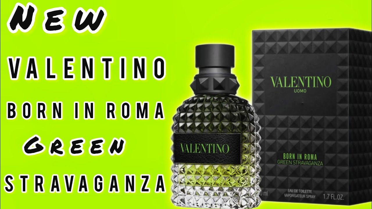 New Valentino Uomo Born in Roma Green Stravaganza Valentino 🔥🔥🔥🔥 - YouTube