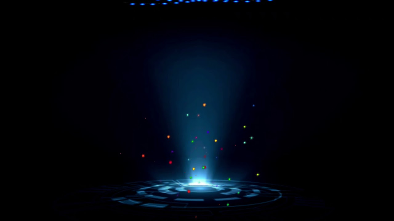 magic particles and magical light Black screen video - YouTube