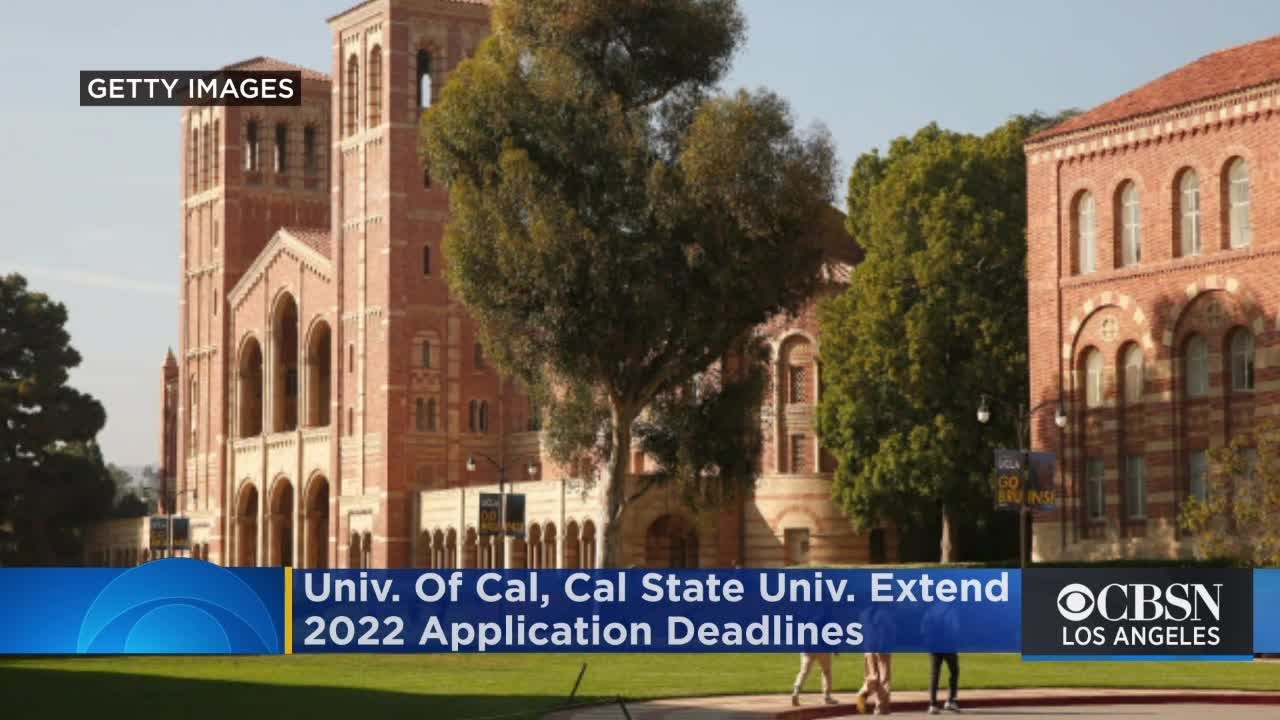 University Of California, Cal State University Extend 2022 Application ...