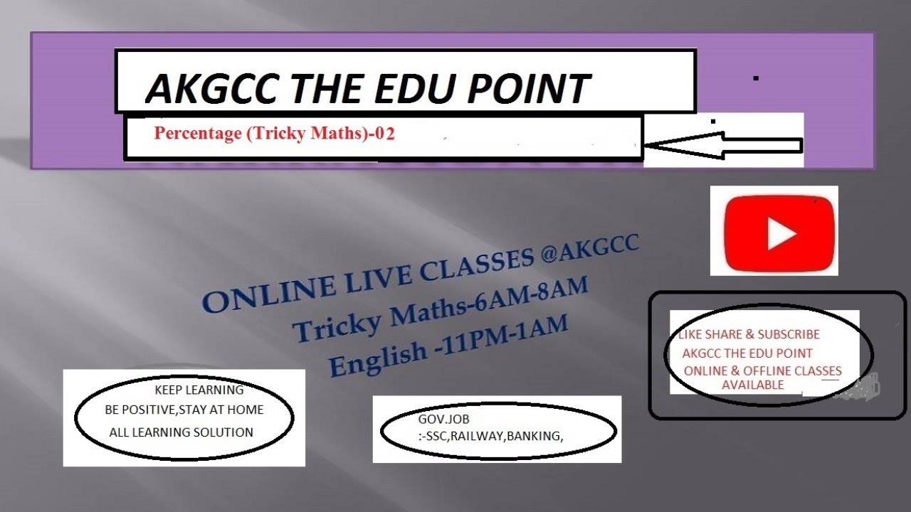 Percentage Tricky Maths Part 03 YouTube percentage-tricky-maths-part-03-youtube