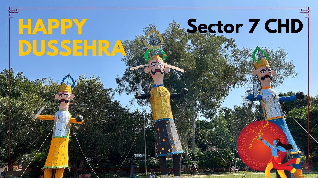 Ravan Dahan 2024 Sector 7 Chandigarh | Chandigarh Wala - YouTube