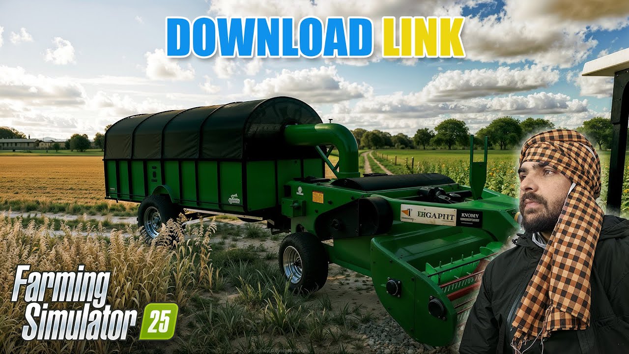 Tudi ala Reaper fs22 with link | Straw Reaper Vs Arjun 605 | Straw ...