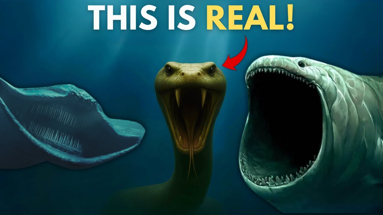 Real vs Mythical Sea Creatures: The Bloop | El Gran Maja | Sea Eater ...