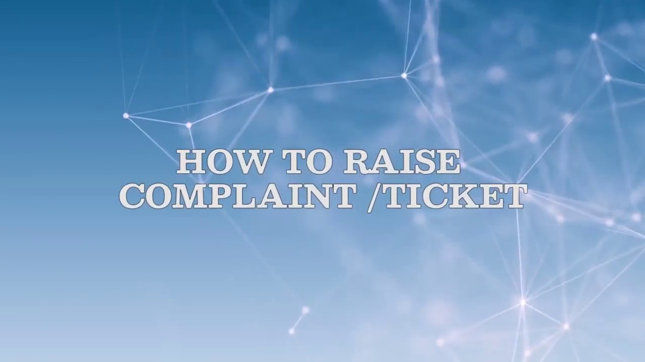 Complaint Ticket Raising Process Marathi Version - YouTube