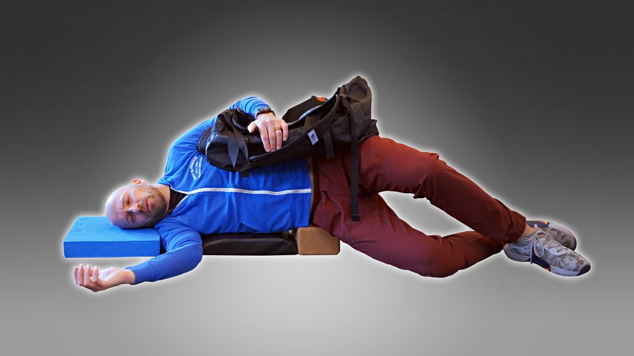 Sidelying Sandbag 2 Block Decompression - YouTube