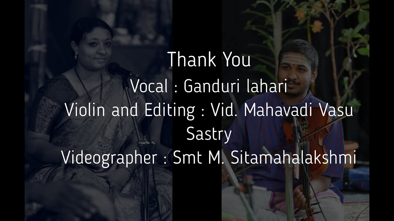 Nannu Ganna Talli - Sindhu Kannada Ragam - Thyagaraja Composition By ...