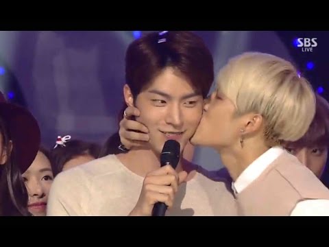 Jackson Wang GOT7 kiss Hong Jong-hyun and dance with SNSD, B1A4