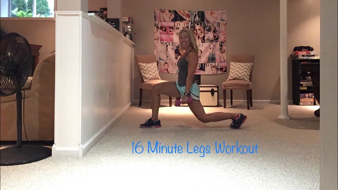16 Minute Leg Workout Youtube
