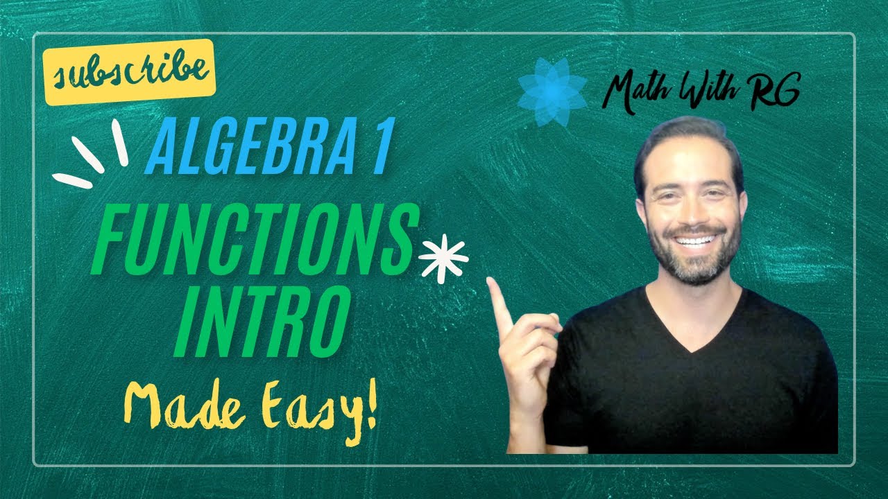 Algebra 1 Functions Introduction | Understanding Relations vs ...
