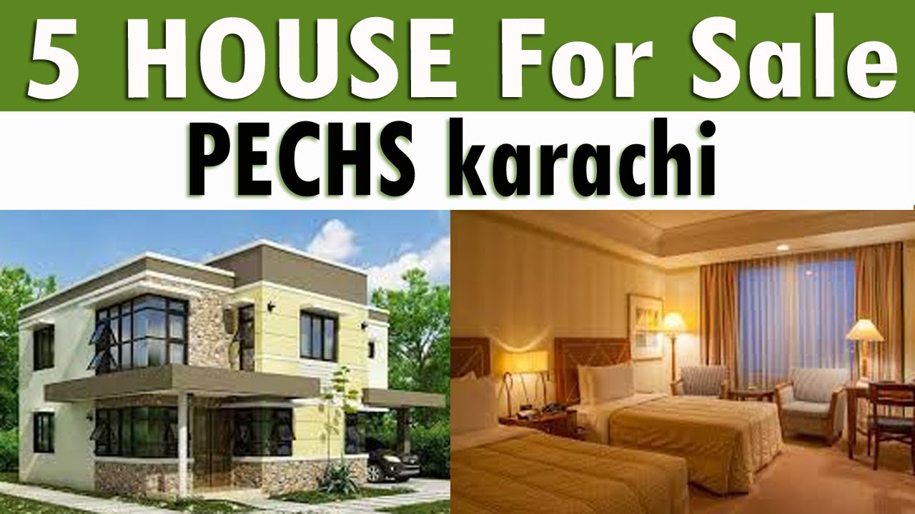 5 House For Sale PECHS Karachi - YouTube