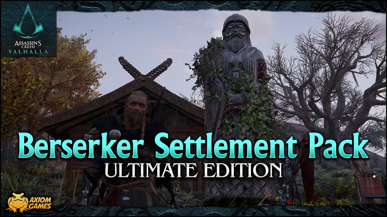 AC Valhalla - Berserker Settlement Pack - YouTube
