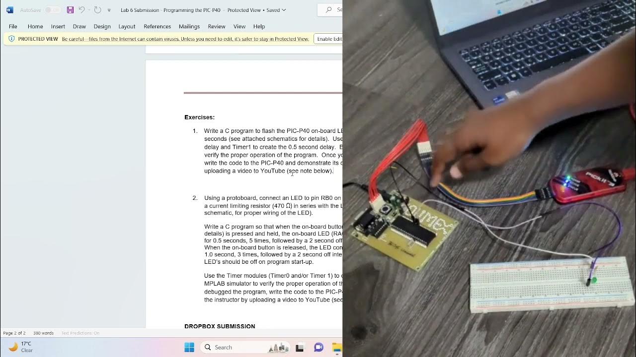 Interfacing Lab 6 Exercise 2 - YouTube