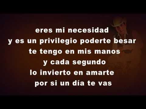 El Bebeto - Eres mi Necesidad (letra) HD
