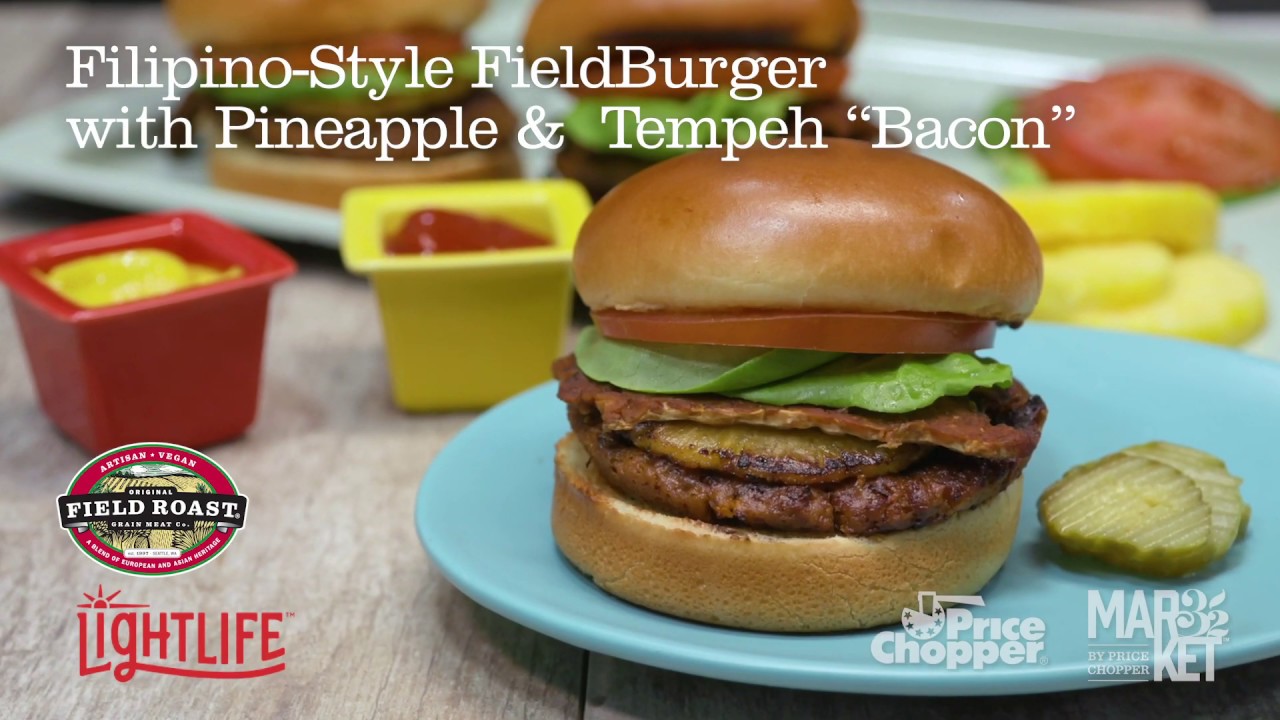 Filipino Style FieldBurger | Field Roast / LightLife - YouTube