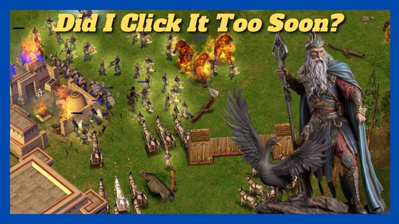 Hold your nerve | 1v1 Odin vs Ra #aom #ageofempires - YouTube