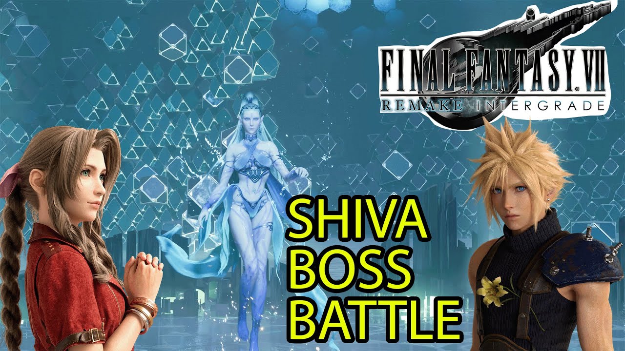 Shiva Boss Battle - FF7R - Cloud/Aerith - YouTube