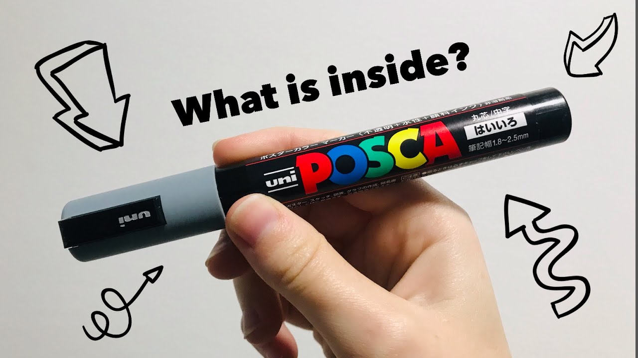 What is INSIDE a Posca Marker? - YouTube