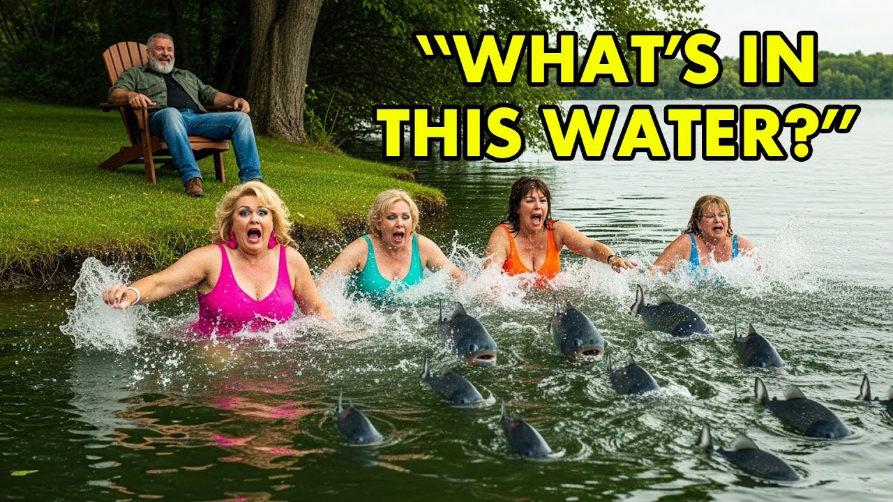 HOA Karen Poisons My Lake Algae Bloom — So I Released Piranhas and Watched Her Panic Swim! - YouTube