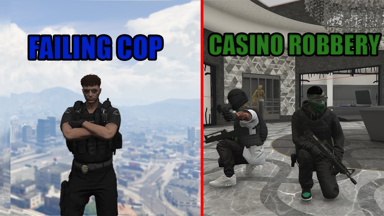 TRYING TO BE A COP IN GTAV RP - REDLINERP - YouTube
