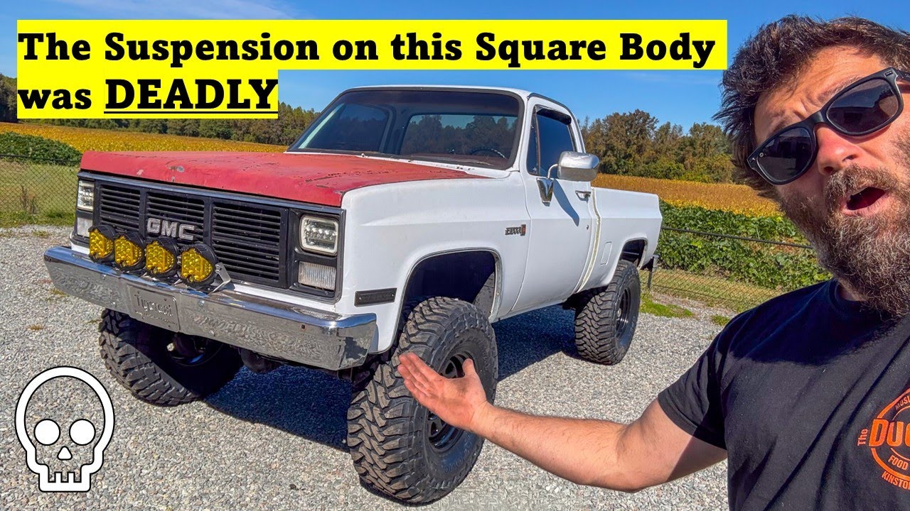 New Suspension and High Steering on this 77 GMC Truck - YouTube