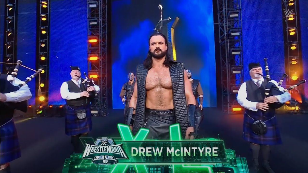 Drew McIntyre Entrance WrestleMania 40 | WWE WrestleMania 40 Night 2 ...